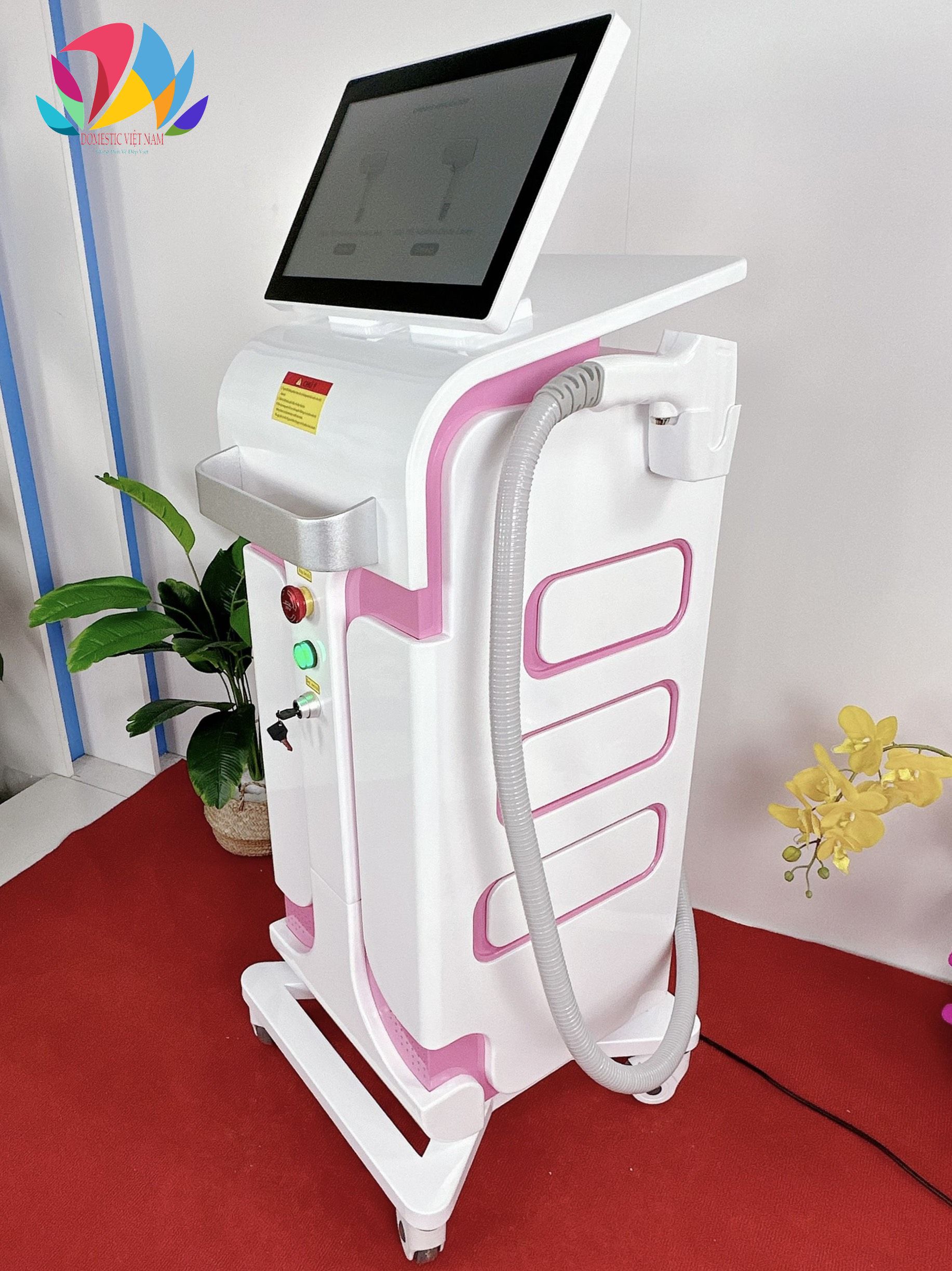 Máy Triệt Lông Diode Laser Lạnh Pink Chính Hãng